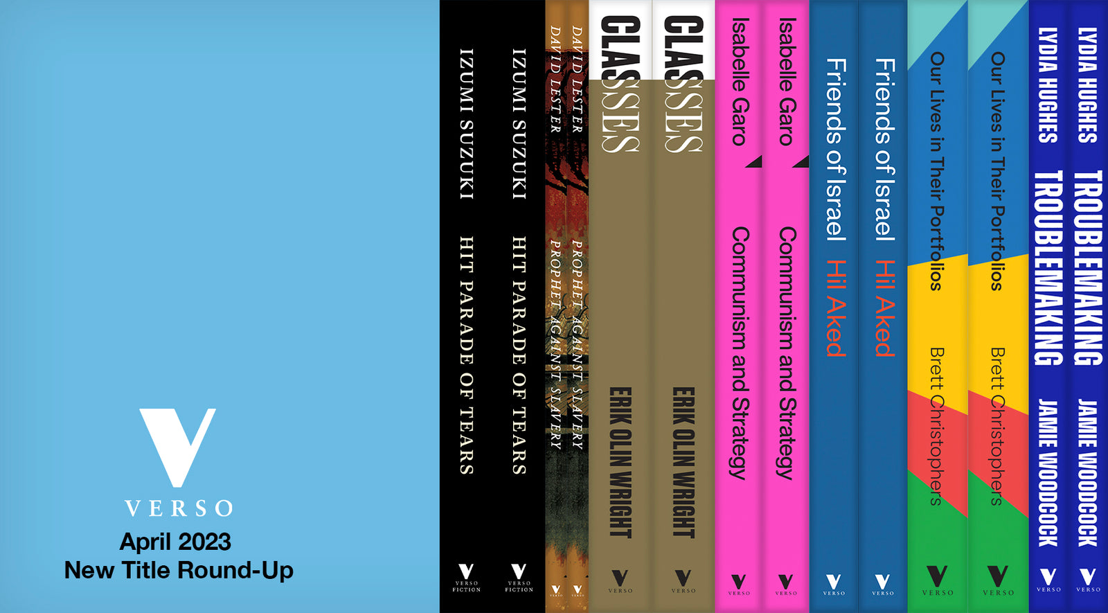 A Guide to our April Titles & Verso Books