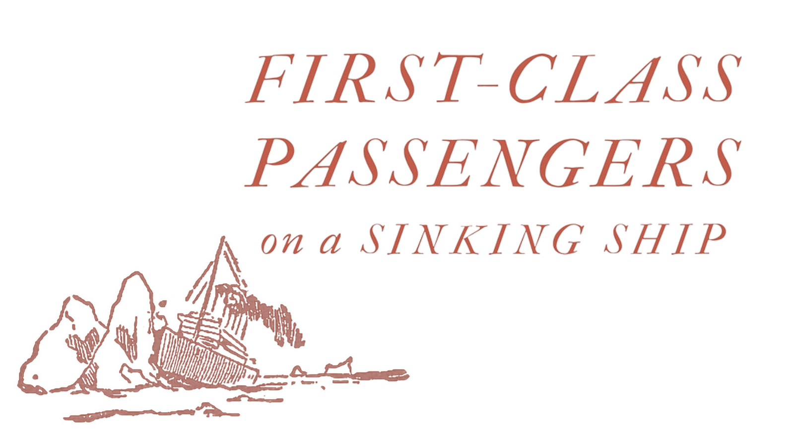We are first-class passengers on a sinking ship & Verso Books