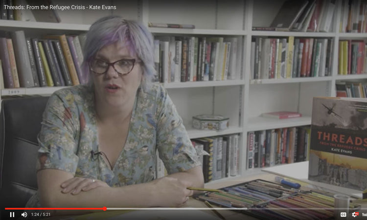 Kate Evans: We need to question why there are migrants & Verso Books