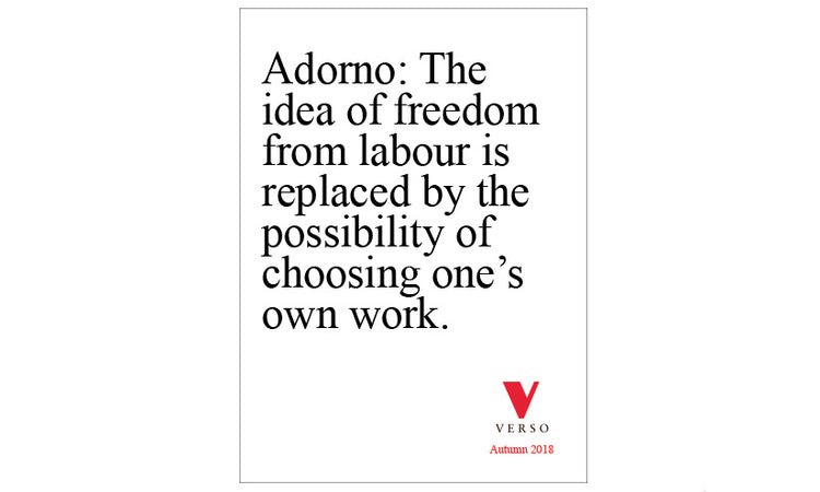 Verso Autumn 2018 Catalogue & Verso Books